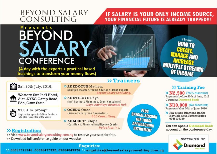 Invitation: Beyond Salary Conference, Osogbo, Osun state
