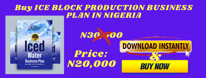 Ice Block Production Business Plan in Nigeria