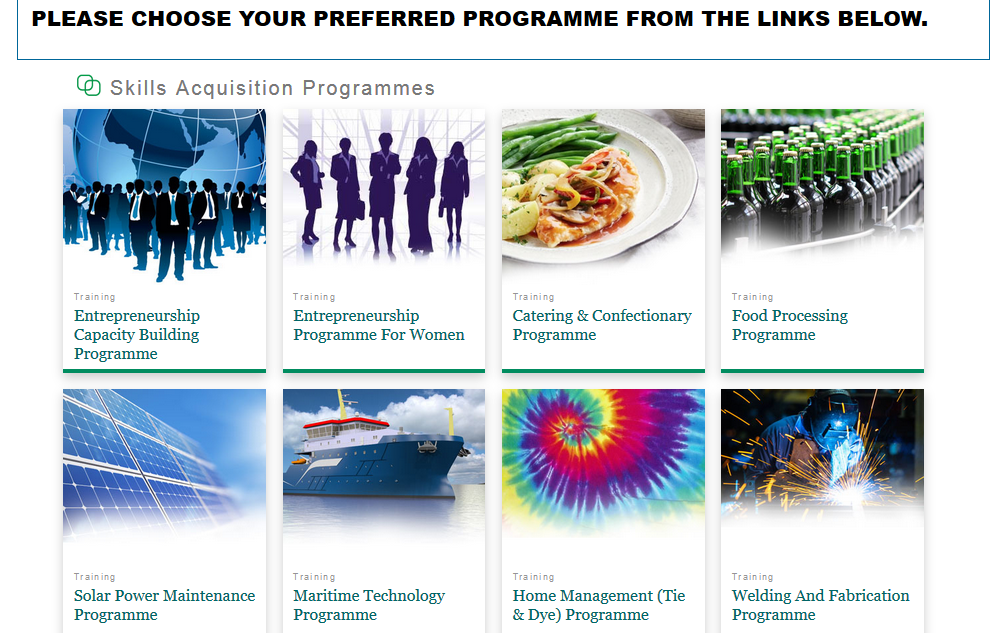 NDDC just published Entrepreneurship Capacity Building Programme and ...