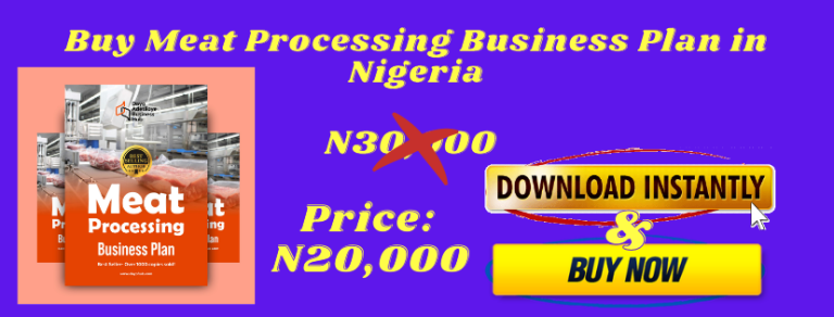 Executive Summary of Meat Processing Business Plan in Nigeria - Youth ...