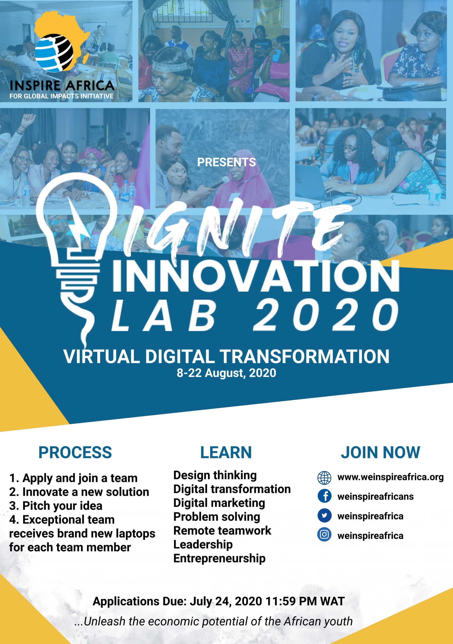Apply for Ignite Innovation Lab (IGL) Digital Transformation for 19-28 ...