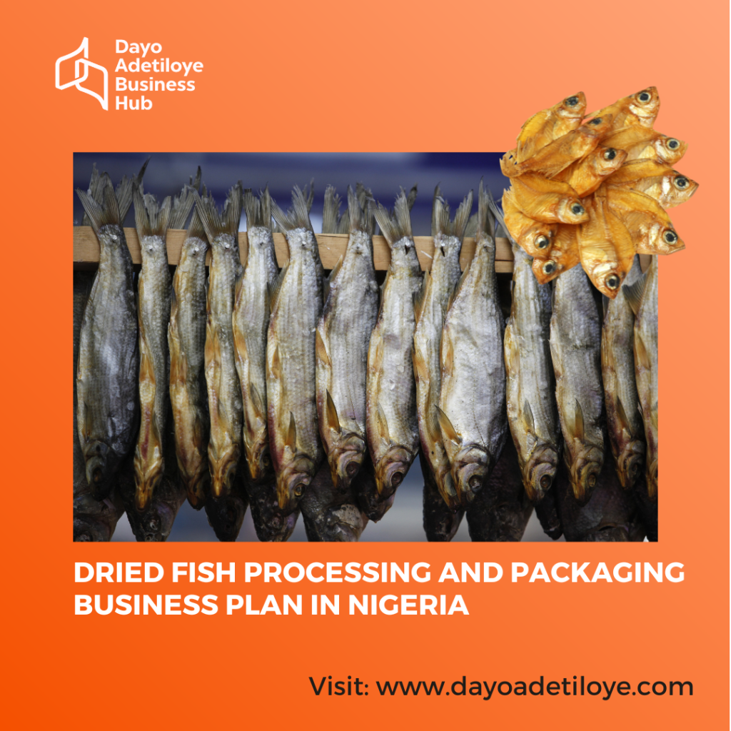 DRIED FISH PROCESSING AND PACKAGING BUSINESS PLAN IN NIGERIA